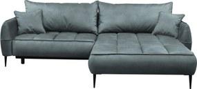 XXXLutz ROHOVÁ SEDAČKA, textil, modrá MID.YOU - Sedací soupravy - 001574002805