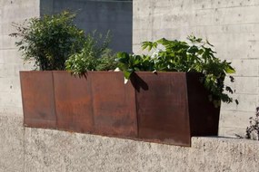 Il Giardino di Corten - Květináč TEBE TRAPEZIO