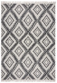 Flair Rugs koberce Kusový koberec Deuce Alix Recycled Rug Monochrome/Black ROZMĚR: 80x150