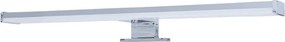 Mereo, Mereo Led koupelnové osvětlení nad zrcadlo, stříbrné, 40 cm, 7 W, 455 lm, 4000 K, IP44, 230 V, MER-CN700G40