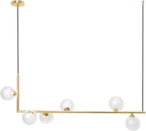 Toolight - Závěsné svítidlo 6xG9 25W APP690-6CP, zlatá, OSW-05470