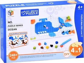 Mozaika Oceán / 4v1 / 248 barevných kostiček