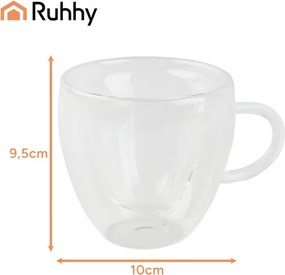 Ruhhy Termální sklo 240ml - Ruhha srdce 26906