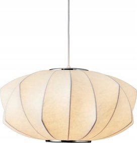 Závěsná lampa Silk V-shape bílá 45 cm