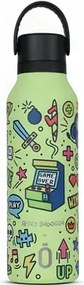 Runbott Mii Retro Gamer Sharp Green / Termoláhev / 600 ml / nerez / va