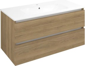 Sapho Sapho, EZARA umyvadlová skříňka 99,8x52x46cm, dub cuneo, EZ101-2525