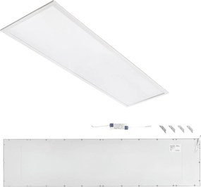Led panel Nástěnný 40W 4300lm 4000K 120° Neutrální Bílý 30x120cm Nelio