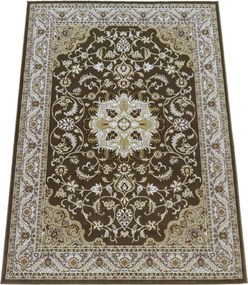 BE Koberec Shahrazad 4800 BROWN – hnědý obdélníkový Rozměr: 60x100 cm