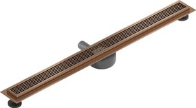 Mexen Flat 360° M33 otočný liniový odtok 100 cm, kartáčovaná měď - 1C33100-40