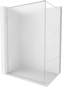 Mexen, Mexen Kioto-XF sprchová stěna s rámem 80 x 202 cm, matná 10 mm, matný nikl - 800-080-104-97-30-X