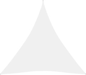 vidaXL Stínící plachta oxfordská látka trojúhelníková 3x3x3 m [135280] Barva: Bílá