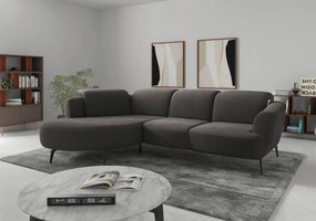 XXXLutz ROHOVÁ SEDAČKA, textil, barvy grafitu Sit & More - Sedací soupravy - 000144018552