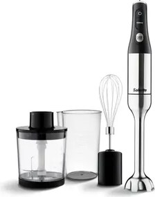 Salente Mixxo černá / multifunkční tyčový mixér 3v1 / 1200W / nerez /