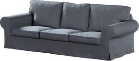 Potah na pohovku IKEA Ektorp 3-místná rozkládací, NOVÝ MODEL 2013 barva šedá látka pletený vzor