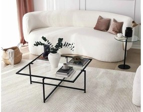 Designový konferenční stolek Vallerie 85 cm černý