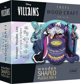 Puzzle trefl wood craft origin puzzle villains: kujeme pikle 505 dílků