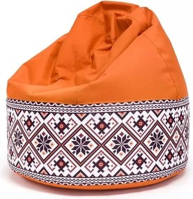 Sedací vak Viper Folk Outdoor TiaHome - oranžově hnědá