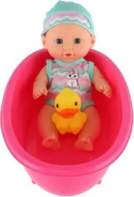 TEDDIES Panenka miminko s kačenkou / 22 cm / Vanička v balení / od 3 l