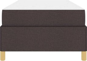 Rám postele Tmavě hnědá 80 x 200 cm textil 3398895
