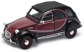 Welly Citroen 2CV 6 Charleston 1:24 černá burgund