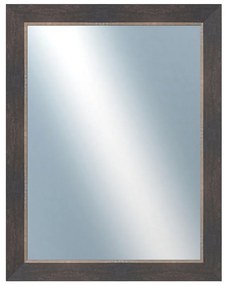 DANTIK - Zarámované zrcadlo - rozměr s rámem cca 70x90 cm z lišty TOMAS černá velká (3031)