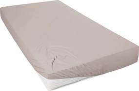 Primera napínací prostěradlo s gumou po obvodu, výška rohu do 22 cm. (písková, 180-200 x 200 cm)
