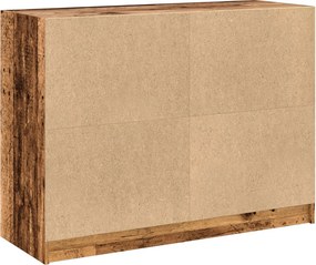 Příborník old wood 102 x 37 x 75,5 cm kompozitní dřevo 3318724