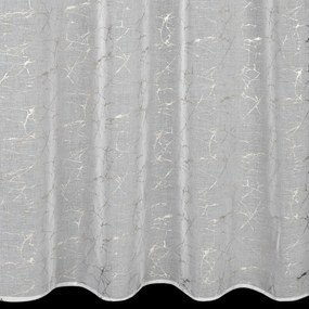 ZÁCLONA NA KROUŽCÍCH REVA 140X250 CM VZOROVANÁ