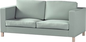 Potah na pohovku IKEA  Karlanda rozkládací, krátký barva zelená látka pletený vzor