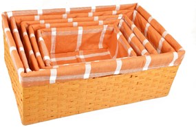 Vingo Úložný box oranžový Rozměry (cm): 48x30, v. 18