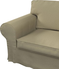 Potah na pohovku IKEA Ektorp 2-místná s lenoškou barva zelená látka pletený vzor