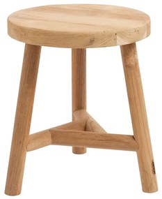Muubs Dřevěná stolička/odkládací stolek BENJI, přírodní
