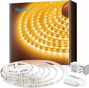 Led Páska Govee H6150 5 M, Stmívatelná, Teplá Bílá, Univerzální Osvětlení