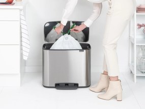 Brabantia BO pedálový koš matná ocel otiskuvzdorná