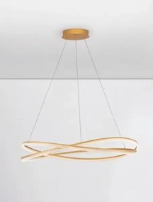 Designový lustr Ophelia zlatá