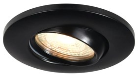 Stmívatelná výklopná LED bodovka NORDLUX Umberto IP44 - černá