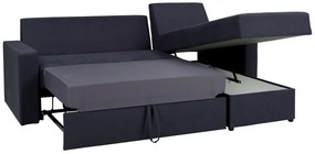 Gibmeble sedačka Domino Grafit barevné varianty: černá/tyrkysová