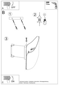 Nástěnné svítidlo Tila, 1x černé kovové stínítko, (30 cm)
