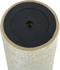 Škrabadlo pro kočky 8 x 40 cm 8 mm béžové 170566