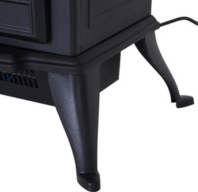HOMCOM Elektrokamin Krb Krbová kamna Elektrický nástěnný krb (Model6)