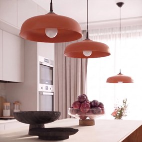 Sollux Lighting Závěsné svítidlo GINA okrově červené