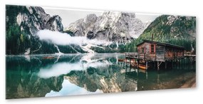 Skleněný obraz Styler Tyrol Lake, 50 x 125 cm
