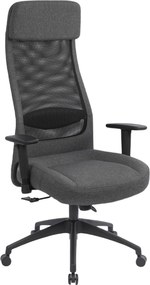 Ergonomické křeslo MOLFETA tmavě šedé