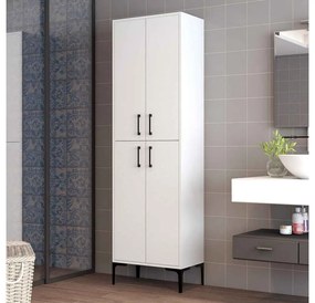 Designová víceúčelová skříň Zaidin 200 cm bílá