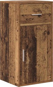 Rohový psací stůl se zásuvkou Staré dřevo 102 x 88 x 75 cm 3337279