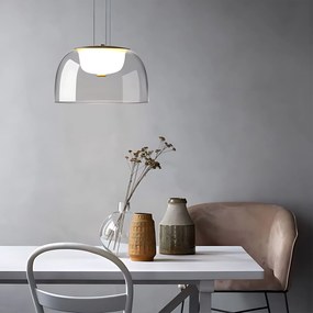 Toolight Toolight, LED závěsné svítidlo 12W, 4000K, 1000lm, APP1690-1PC B, zlatá, OSW-04370