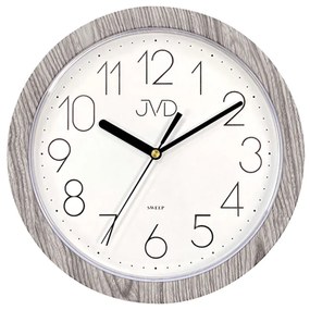 JVD Nástěnné hodiny s imitací dřeva JVD H612.22