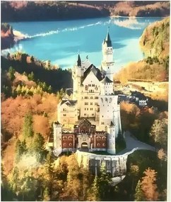 NORIMPEX Malování podle čísel Zámek v Alpách na podzim / 40x50 cm