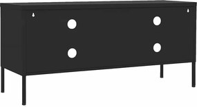TV skříňka černá 105 x 35 x 50 cm ocel 336232