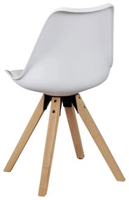 Bruxxi Jídelní židle Otto (SET 2 ks), bílá
